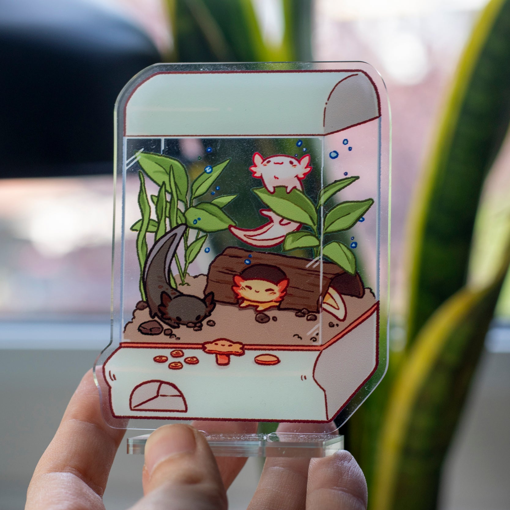 Axolotl | Standee – Auri Illustration & Comic