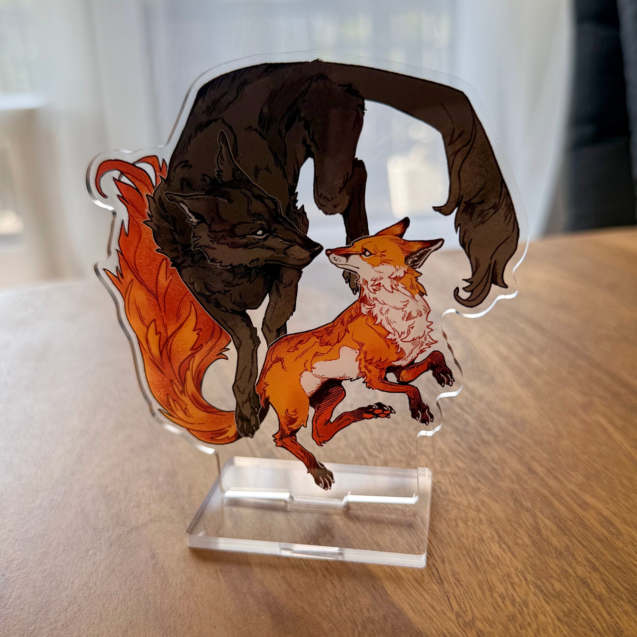 Fox & Wolf | Standee – Auri Illustration & Comic